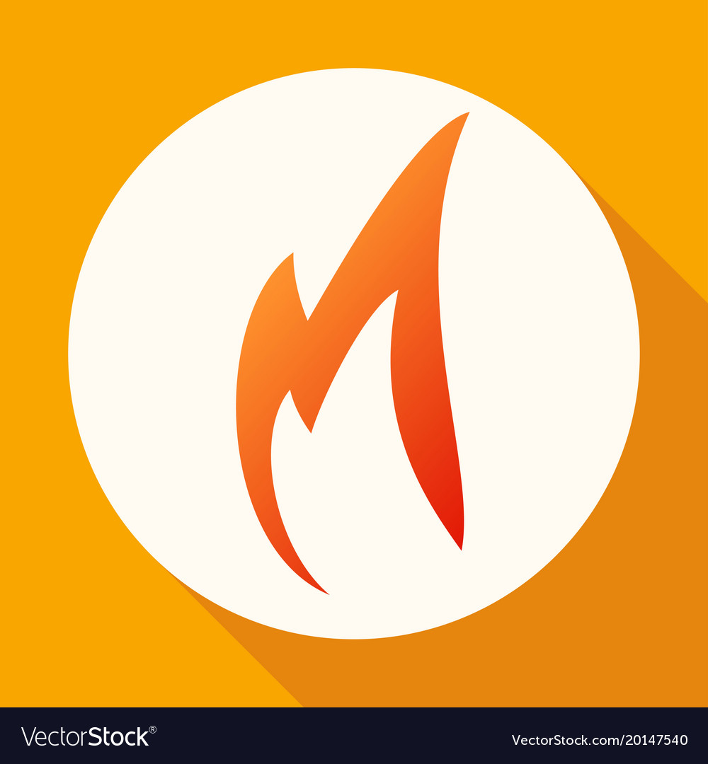 Fire icon Royalty Free Vector Image - VectorStock