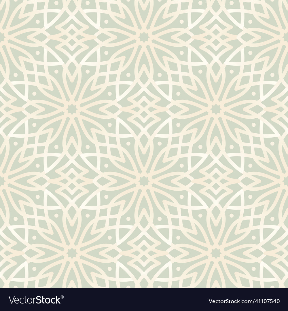 Gradient arabic seamless pattern design Royalty Free Vector