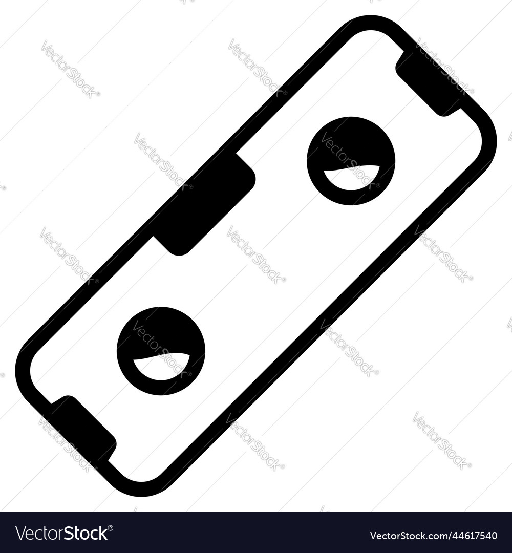 Level glyph icon glyph design Royalty Free Vector Image