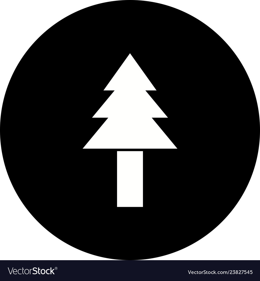 Pine tree icon Royalty Free Vector Image - VectorStock