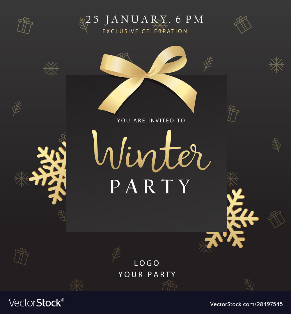 Winter Celebration Invitation