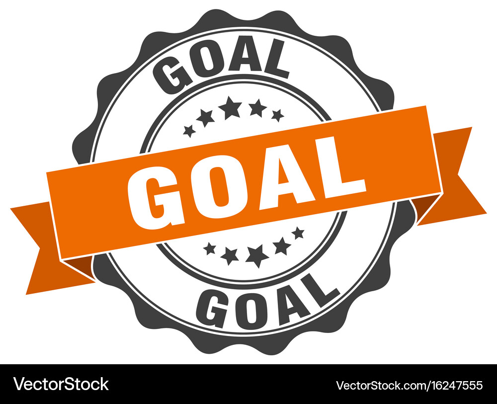 Goal stamp sign seal Royalty Free Vector Image
