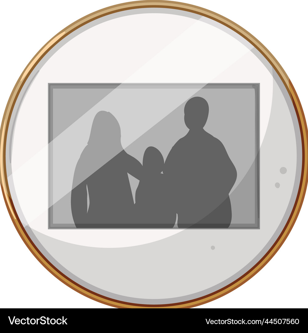 Art photo frame cartoon Royalty Free Vector Image