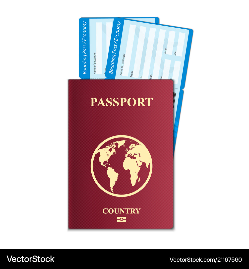 Creative of airline boarding Royalty Free Vector Image
