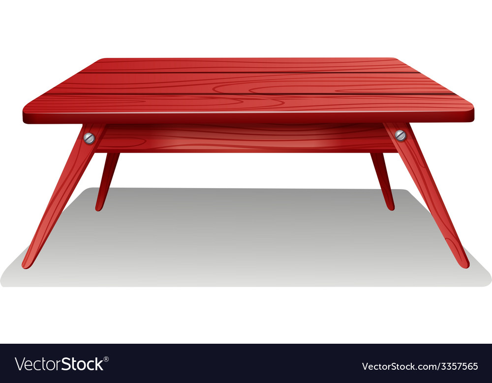 A wooden table Royalty Free Vector Image - VectorStock