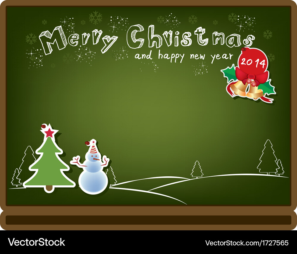 Christmas board background Royalty Free Vector Image