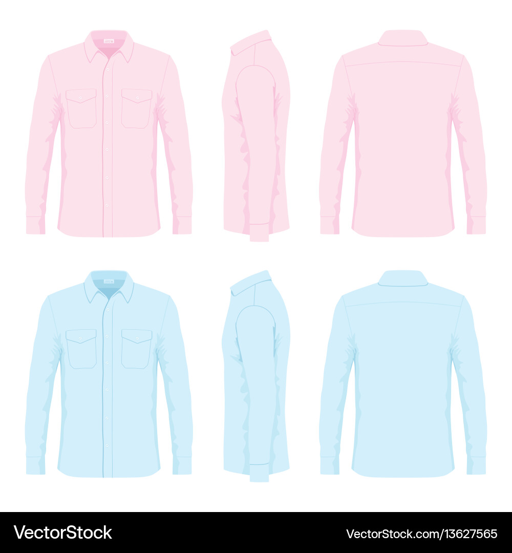 Dress shirts Royalty Free Vector Image - VectorStock