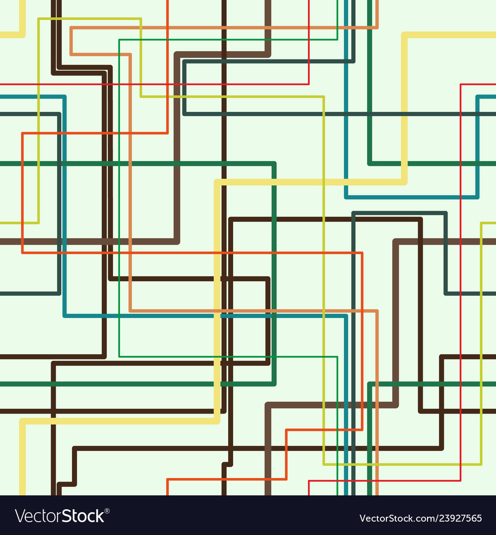 Pipeline system seamless pattern Royalty Free Vector Image