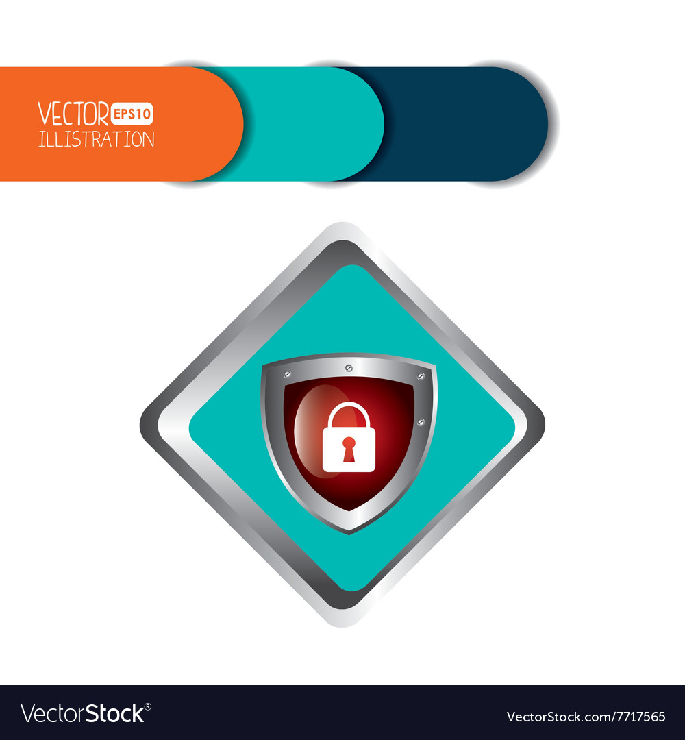 Security system design Royalty Free Vector Image