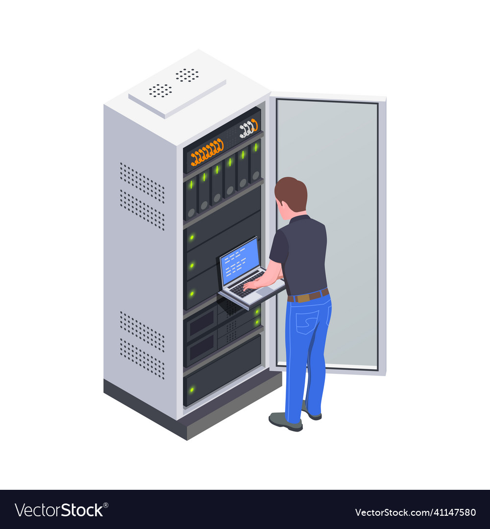 Data center icon Royalty Free Vector Image - VectorStock