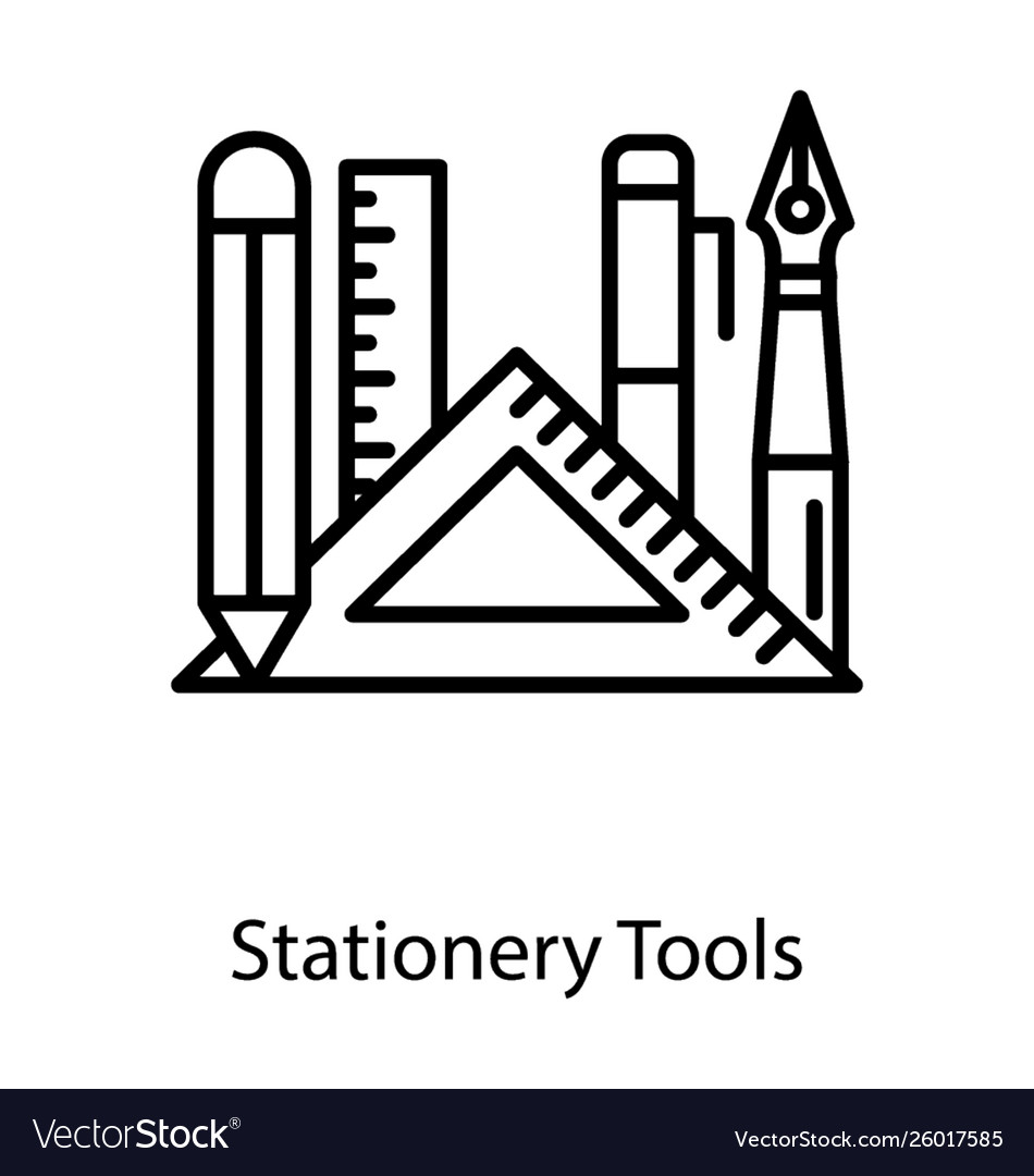 Geometry tools Royalty Free Vector Image - VectorStock