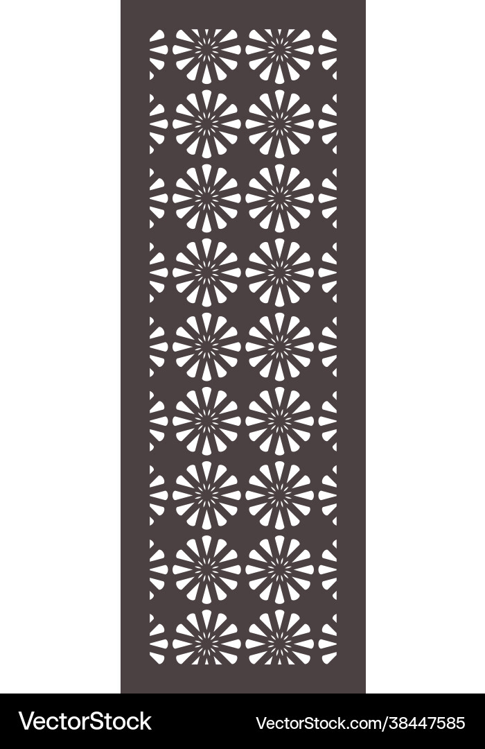 Jali design for graphic and cnc router design Vector Image
