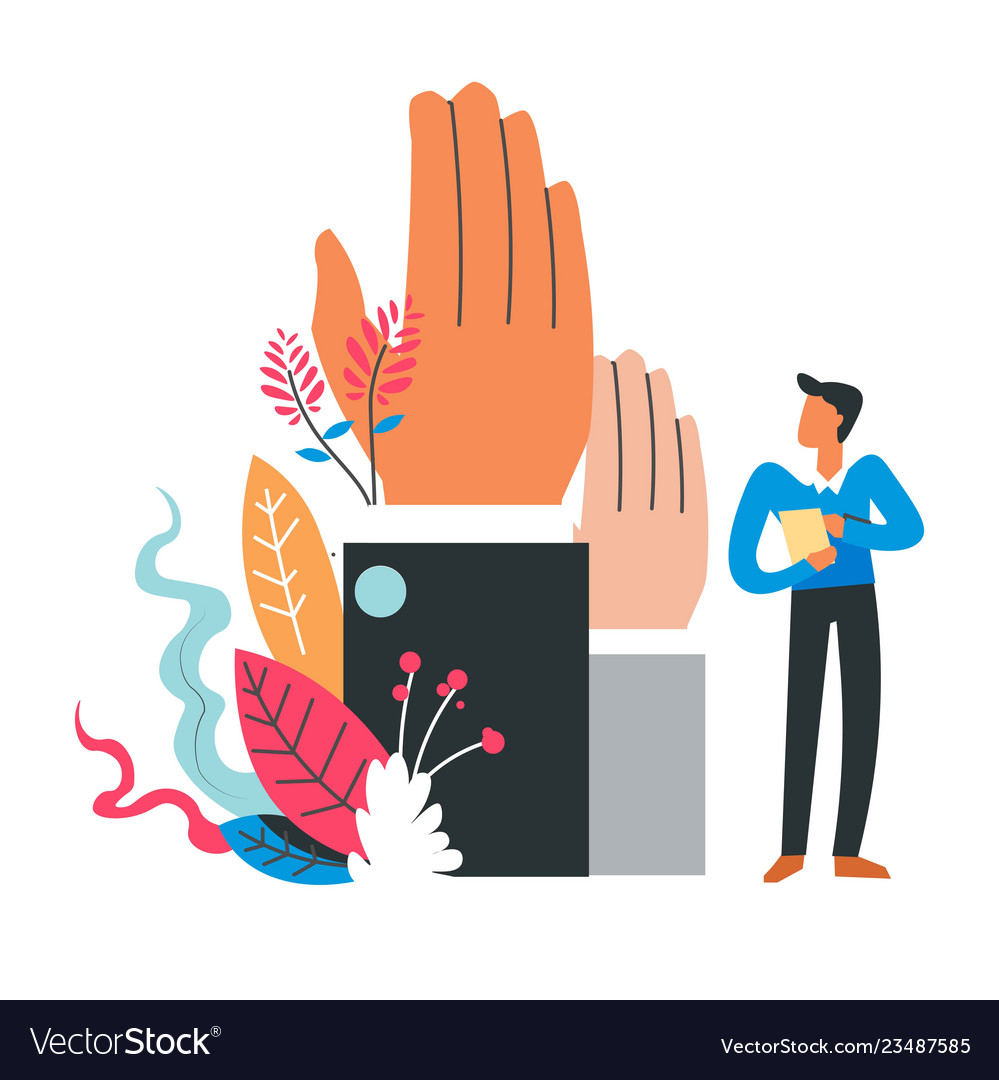 Voting process election electoral system Vector Image