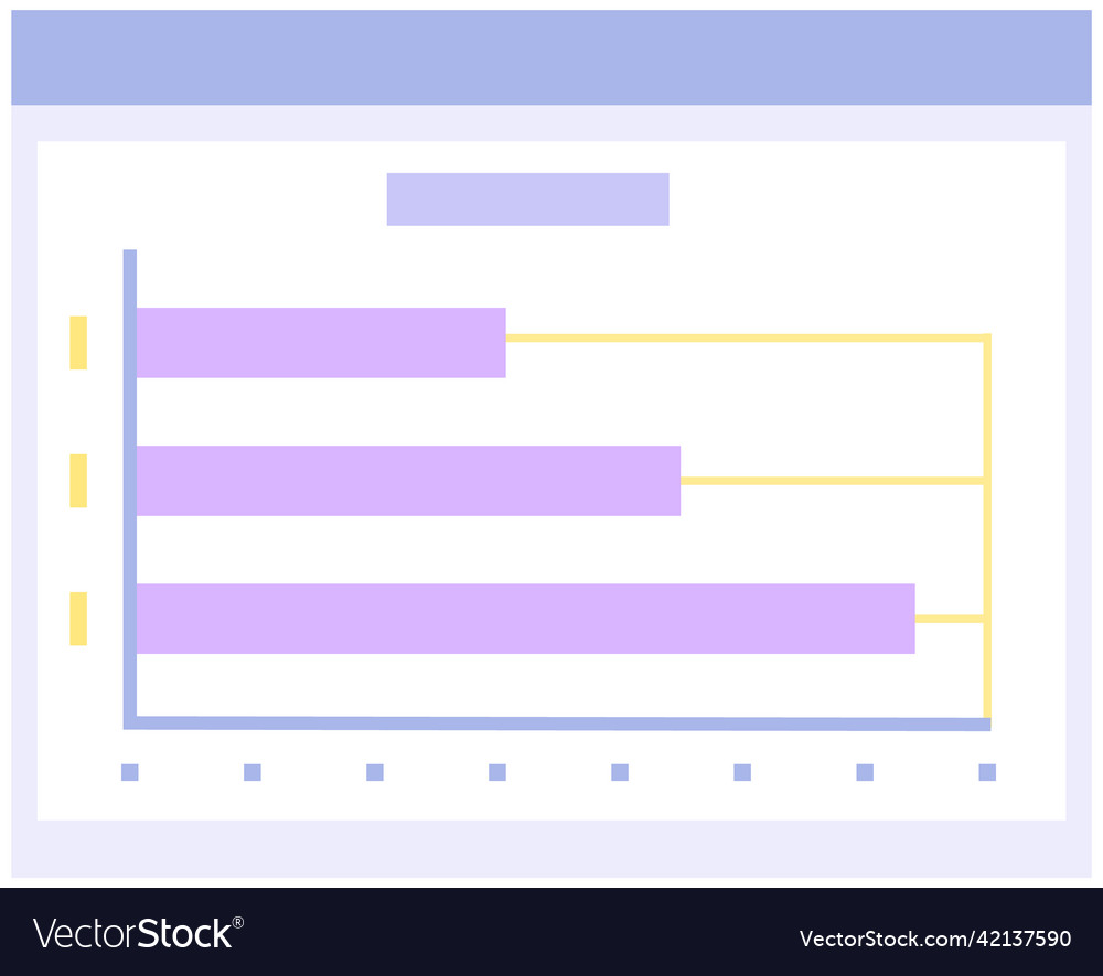 Data analysis research statistics interactive Vector Image
