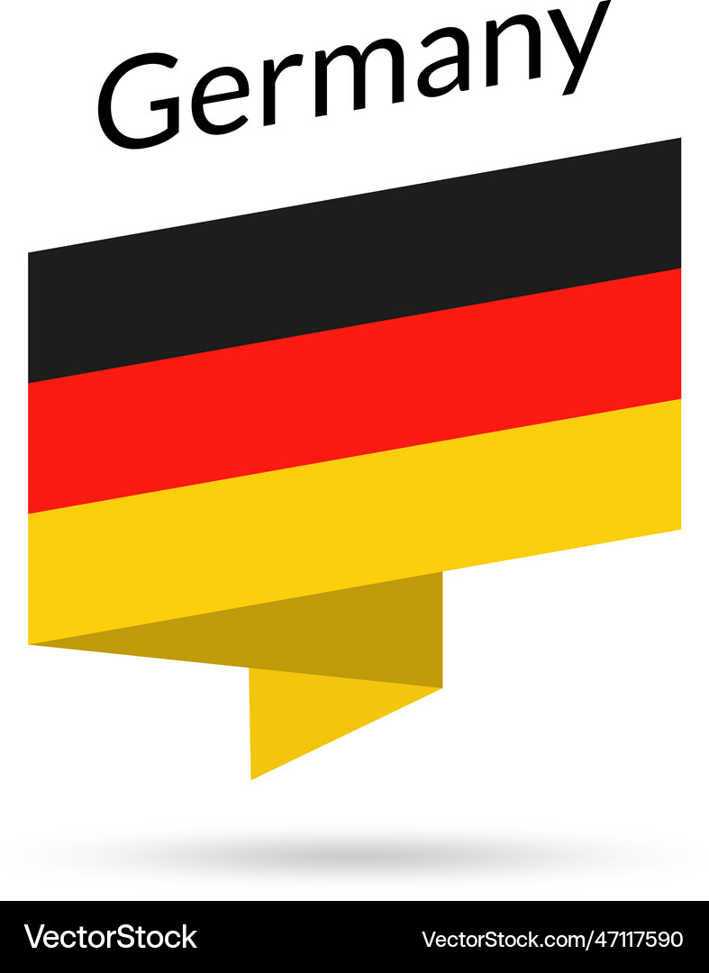 Germany flag icon german national emblem Vector Image