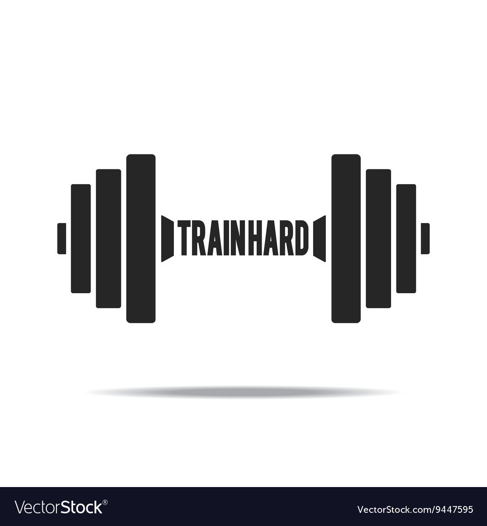Dumbbell icon Royalty Free Vector Image - VectorStock Dumbbell icon Royalty Free Vector Image - VectorStock