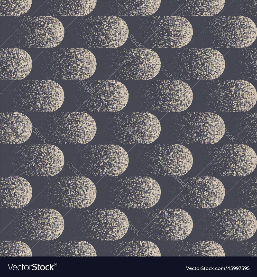 Dynamic Structure Trendy Seamless Pattern Dot Vector Image