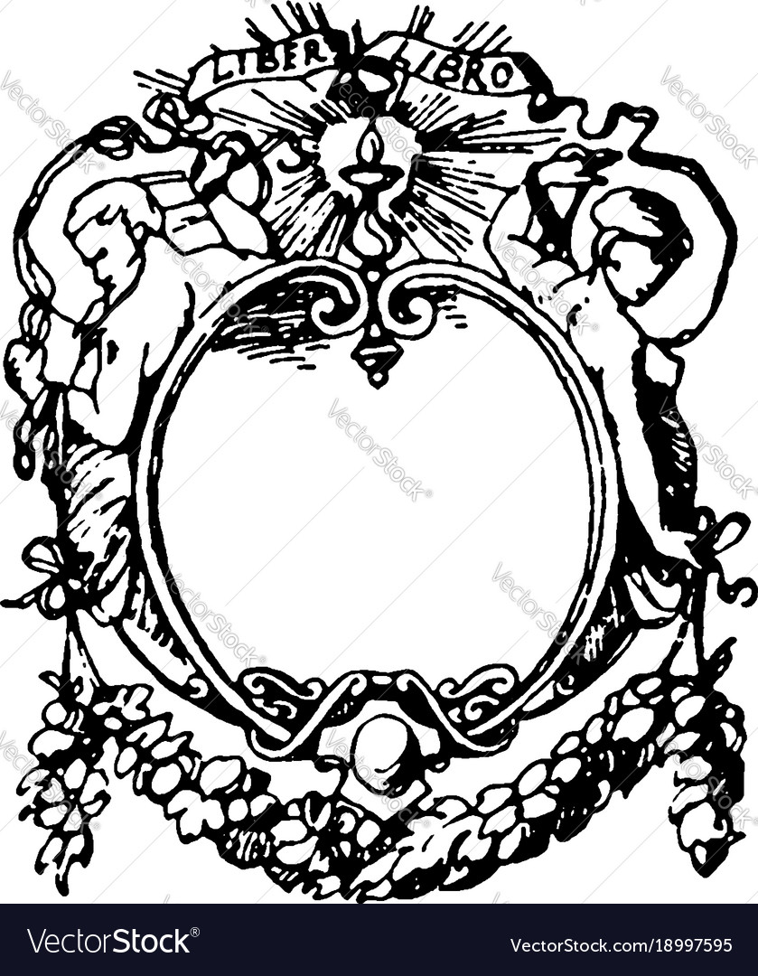 Printers-mark typographical frame was designed Vector Image