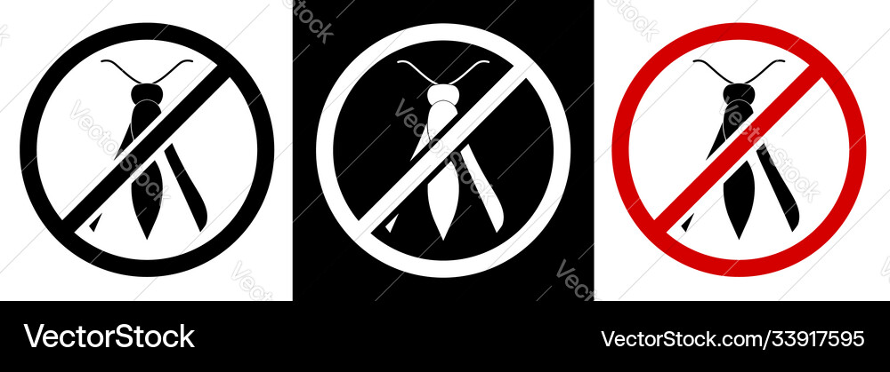 Warning round sign about danger poisonous Vector Image