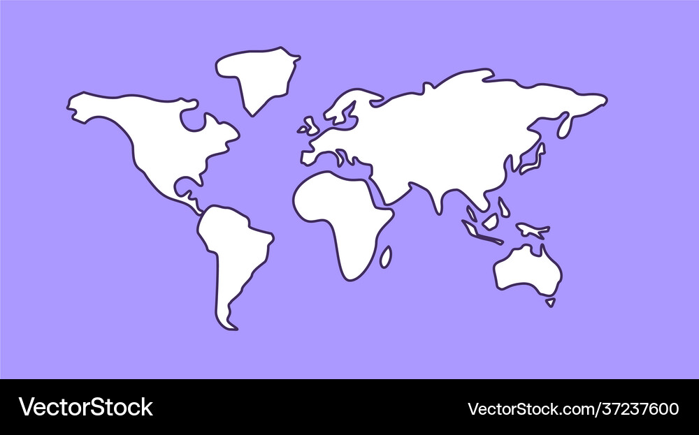 Corona virus spreading map rgb color icon Vector Image