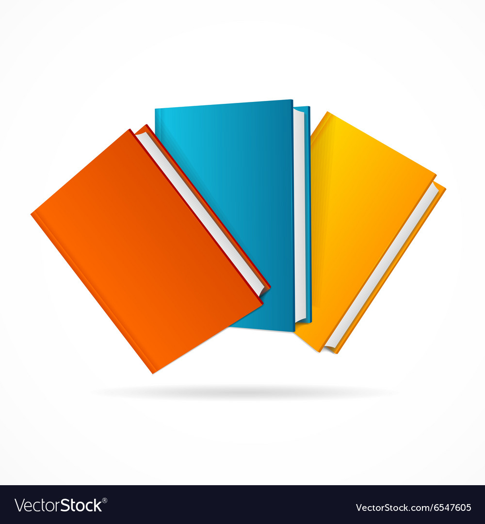 Book stack Royalty Free Vector Image - VectorStock
