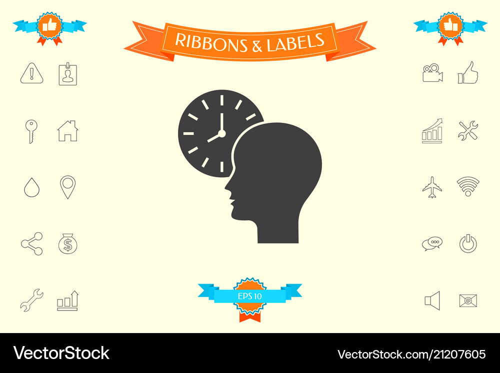 Personal schedule time management person Vector Image