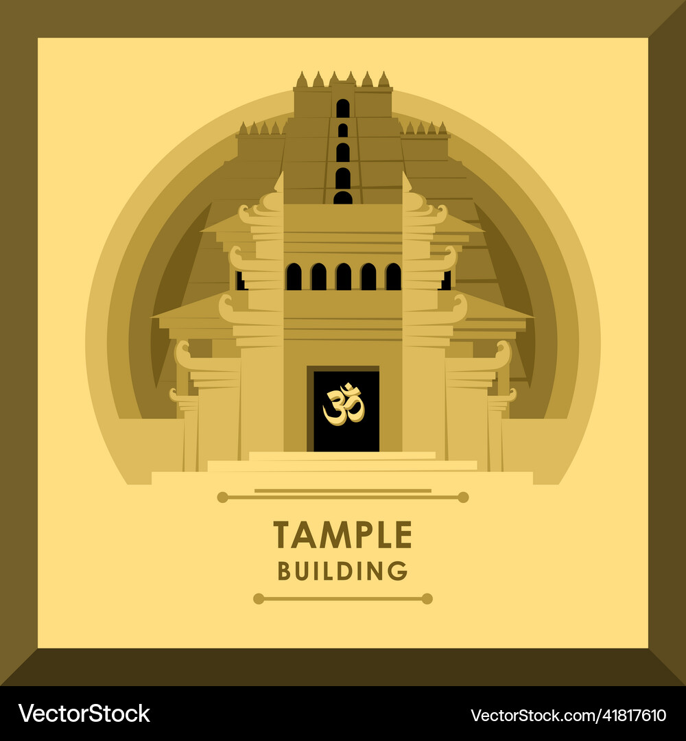 Buddhist Temple Silhouette – Royalty-Free Vector | VectorStock