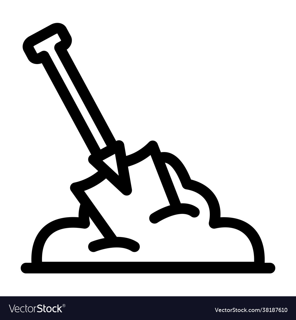 Mud digging Royalty Free Vector Image - VectorStock
