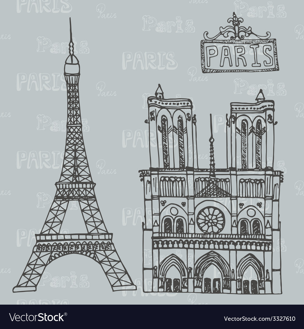 Paris Royalty Free Vector Image - VectorStock