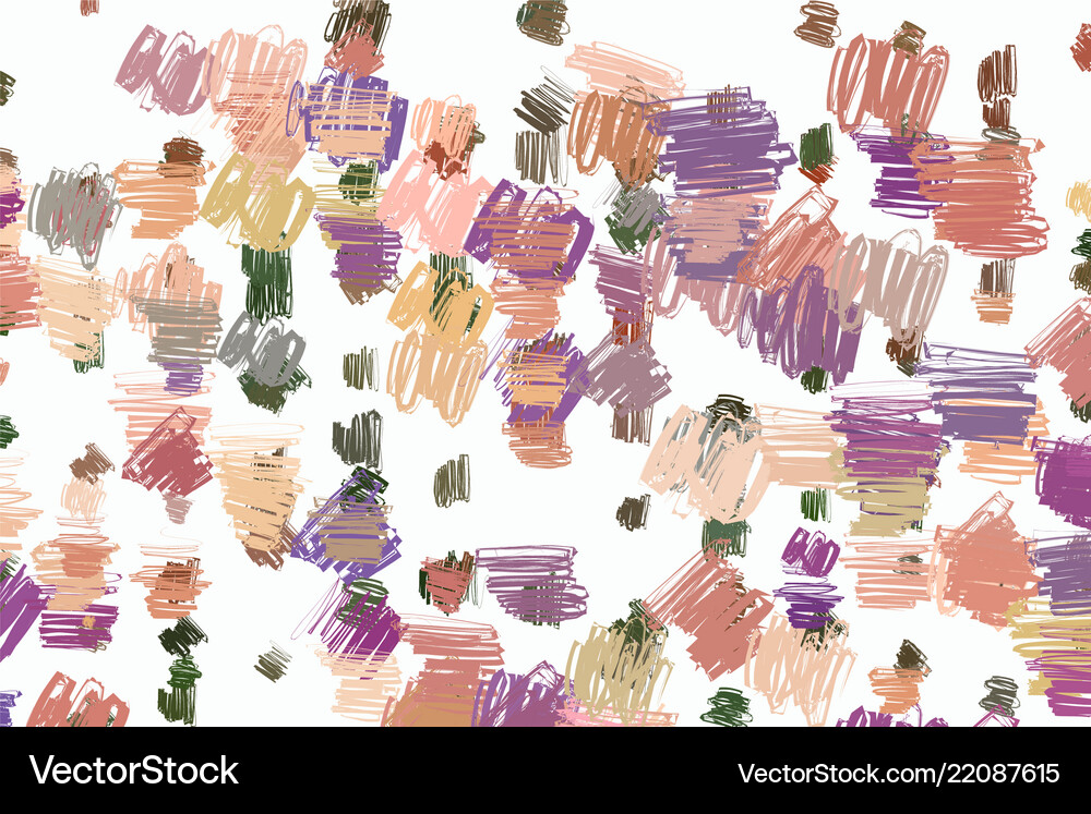Abstract pencil or pen lines sketch generative Vector Image