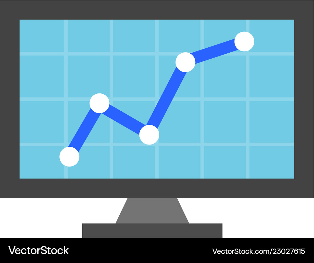 Stock market icon Royalty Free Vector Image - VectorStock