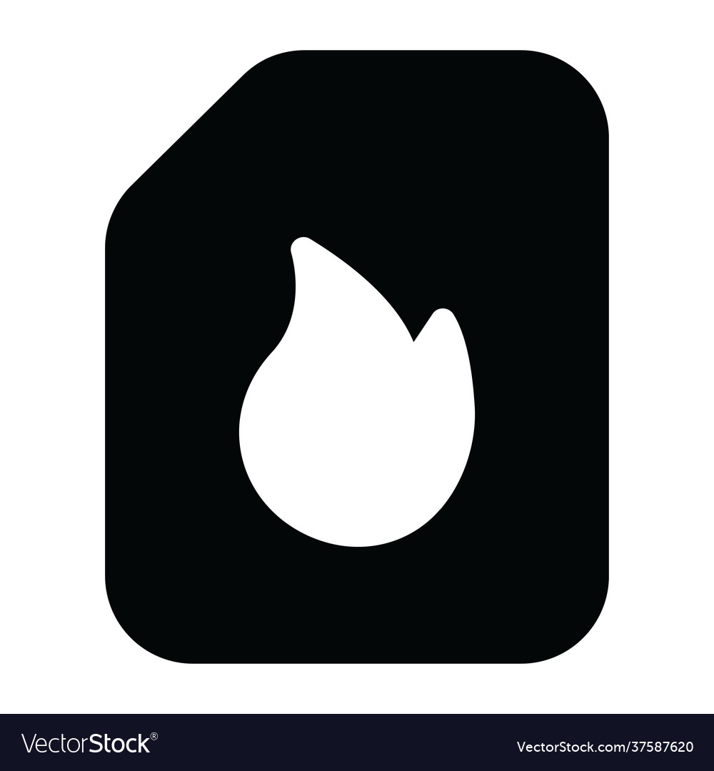 Paper fire Royalty Free Vector Image - VectorStock