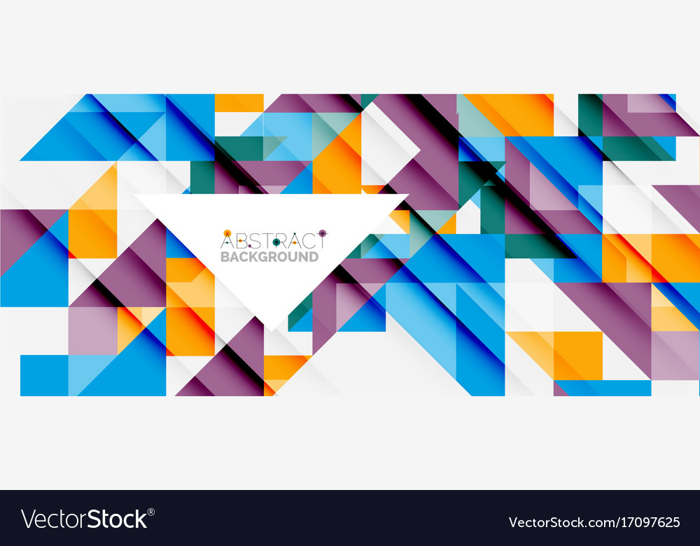 Triangle pattern design background Royalty Free Vector Image