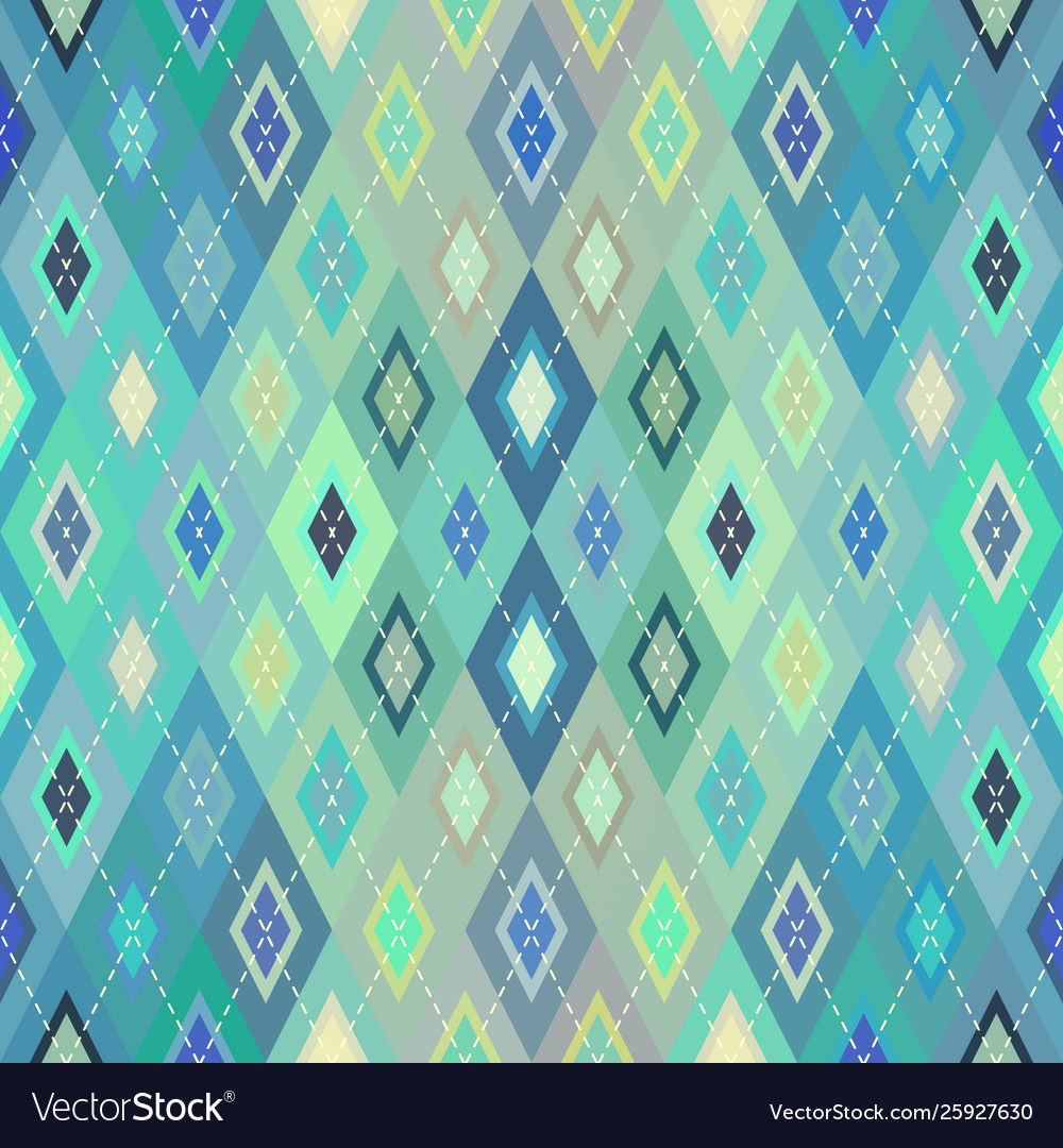 Argyle seamless pattern background pattern Vector Image