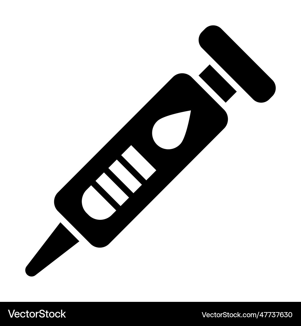 Blood lancet glyph icon for personal Royalty Free Vector