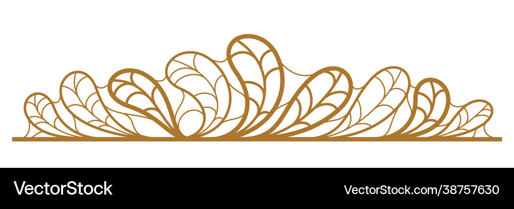 Floral design with leaves and branches isolated Vector Image