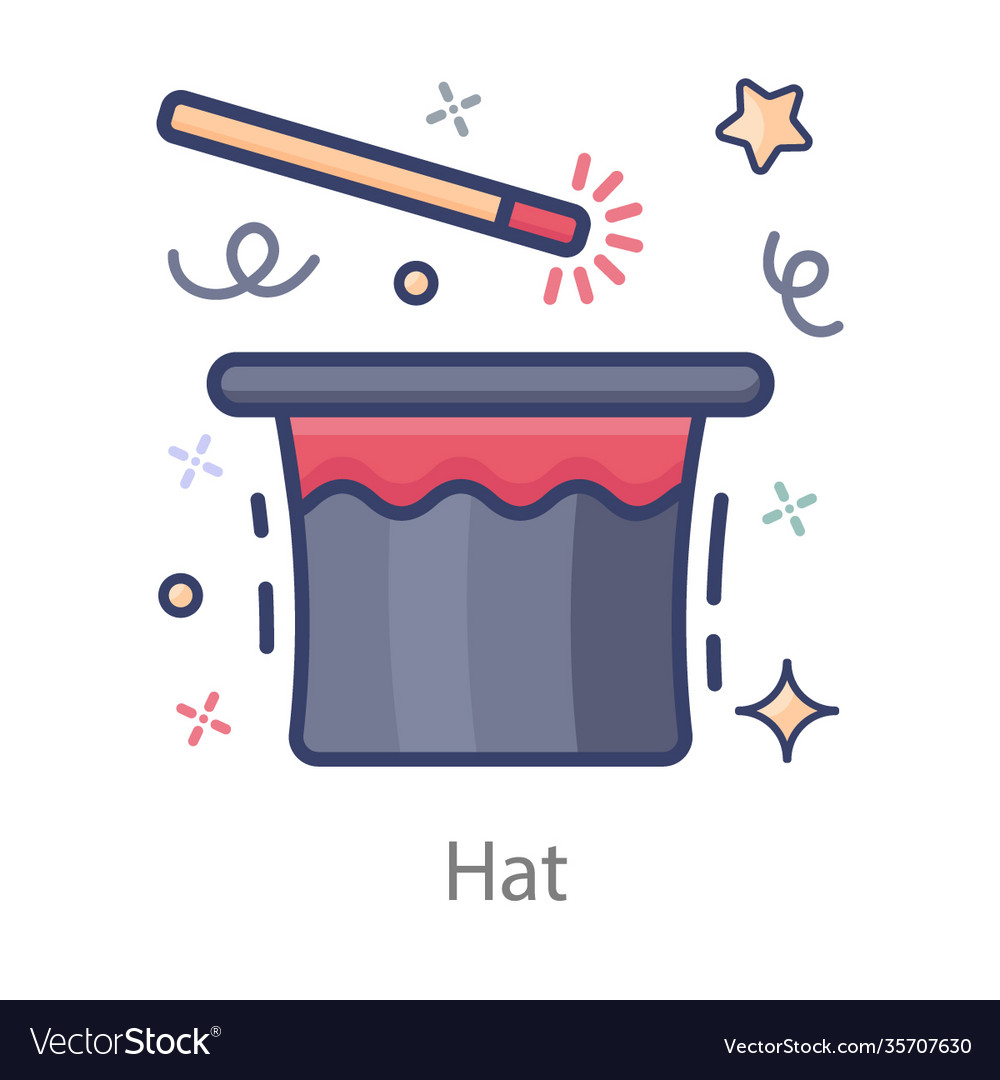 Hat Royalty Free Vector Image - VectorStock
