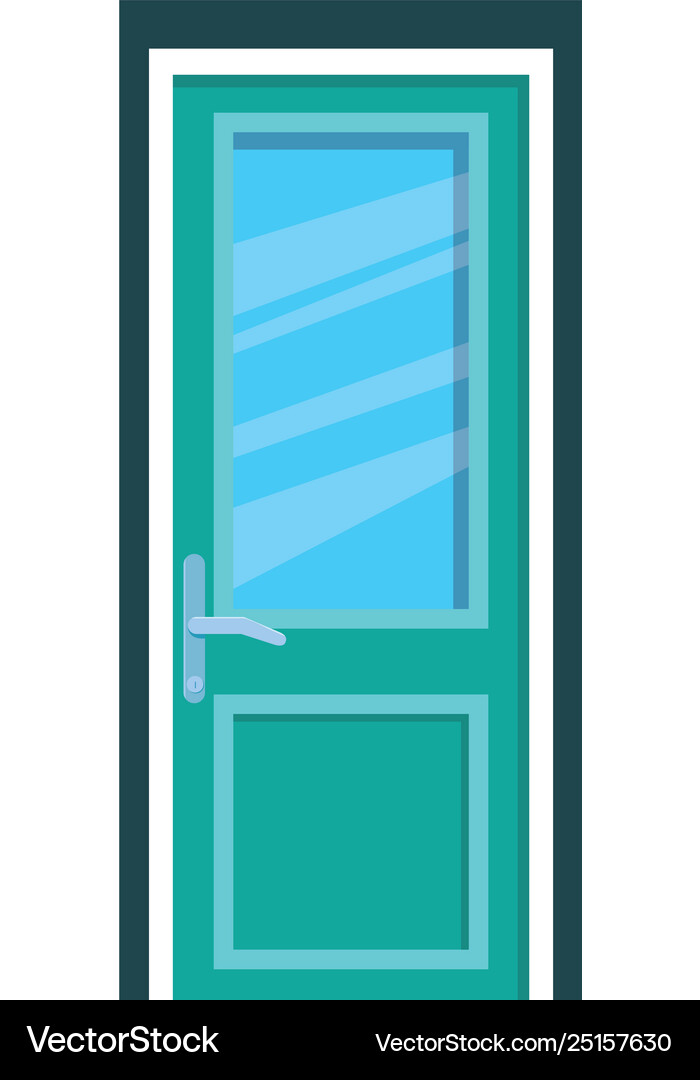 Hospital door isolated icon Royalty Free Vector Image