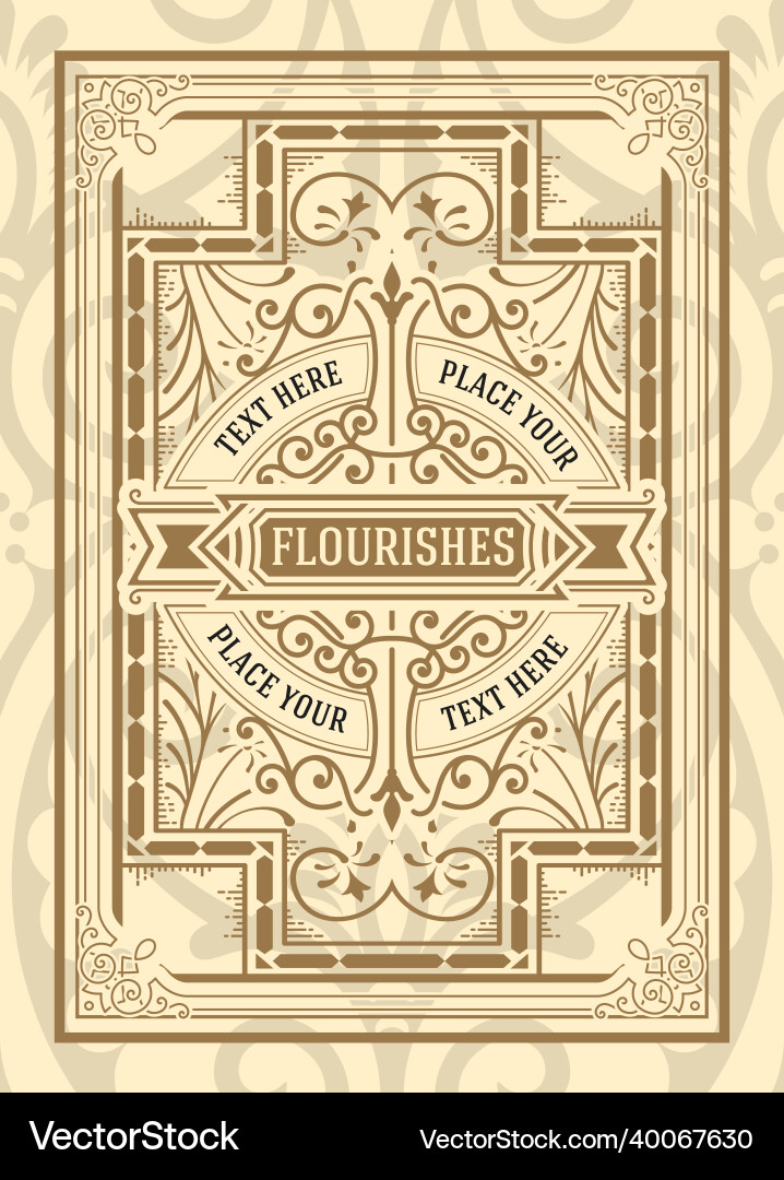 Western card with vintage style Royalty Free Vector Image