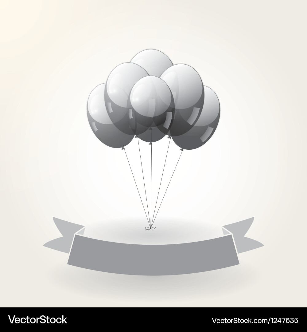 Balloons Royalty Free Vector Image - VectorStock
