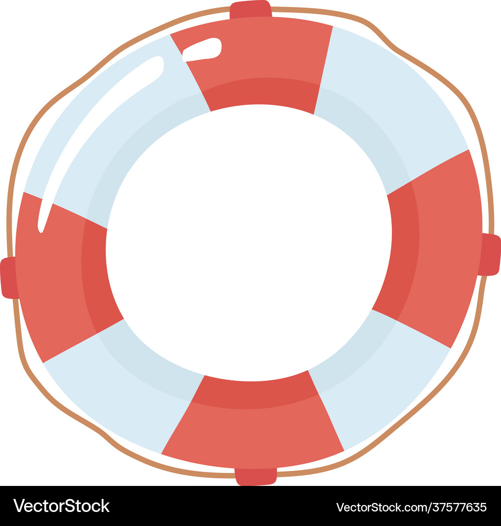 Lifebuoy nautical martime Royalty Free Vector Image