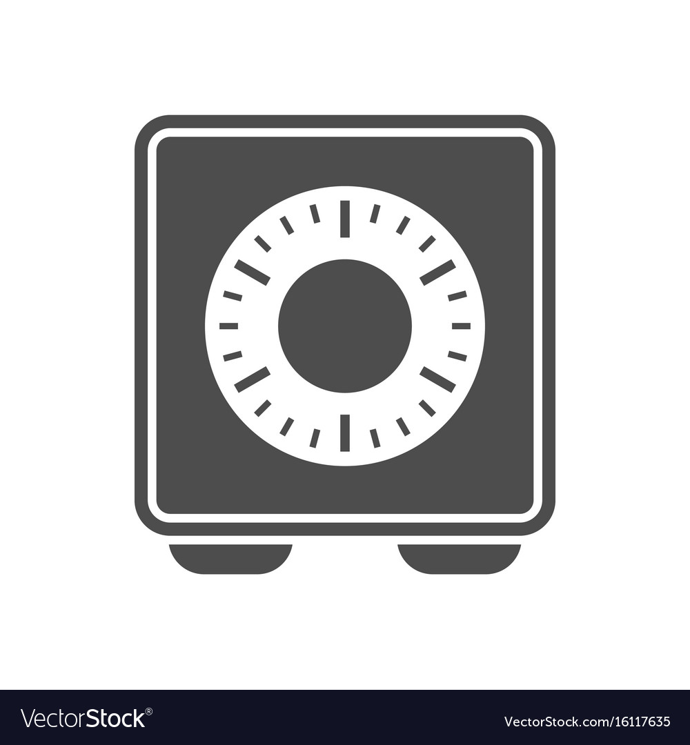 Safe icon Royalty Free Vector Image - VectorStock