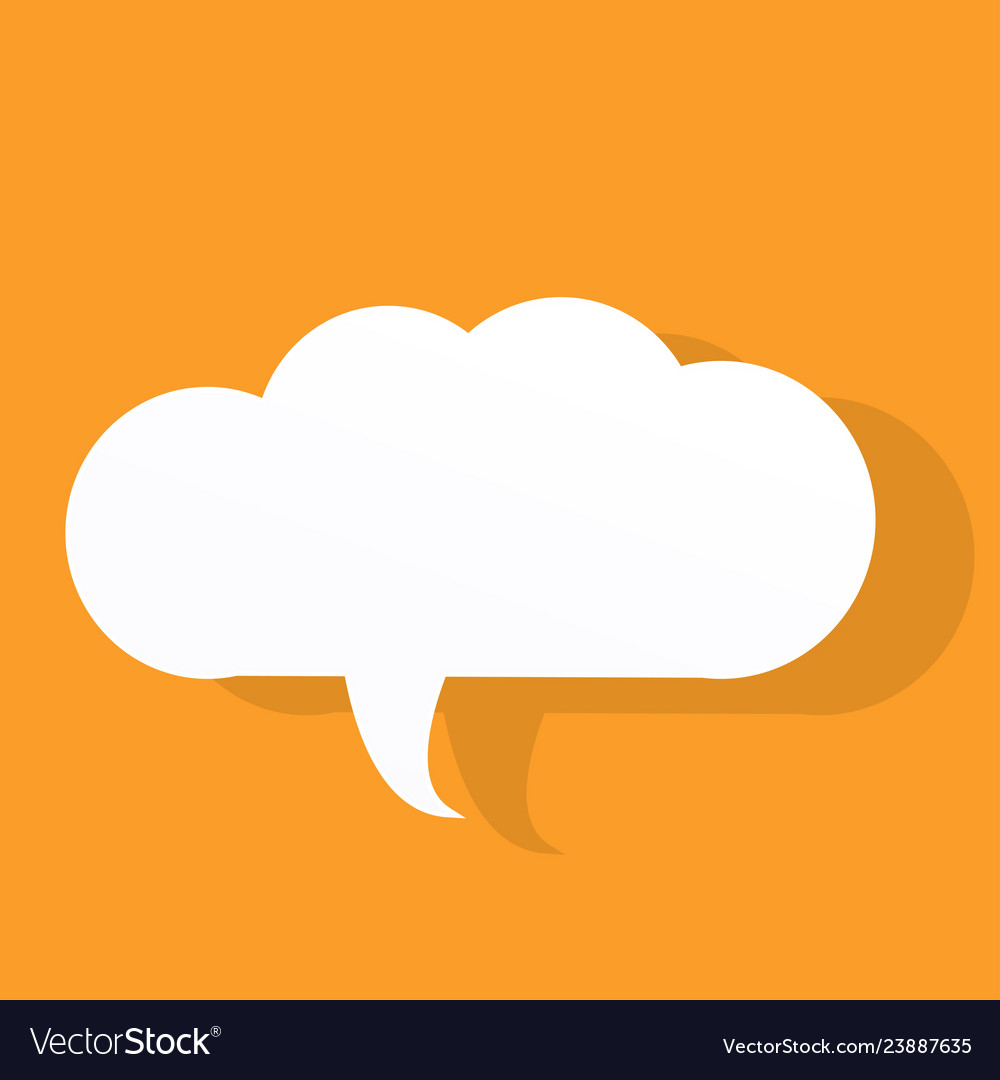 Speech cloud icon Royalty Free Vector Image - VectorStock