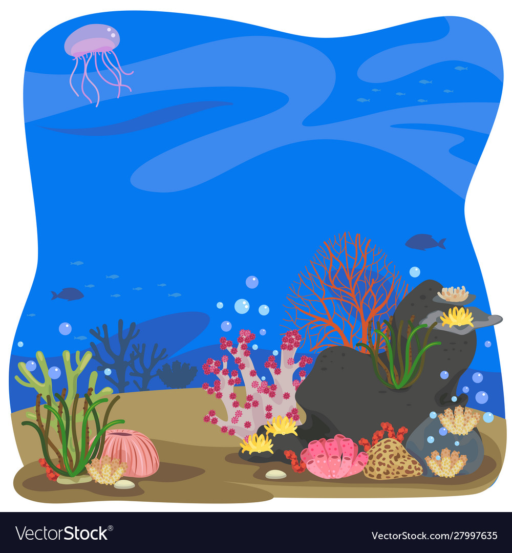 Undersea Royalty Free Vector Image - VectorStock