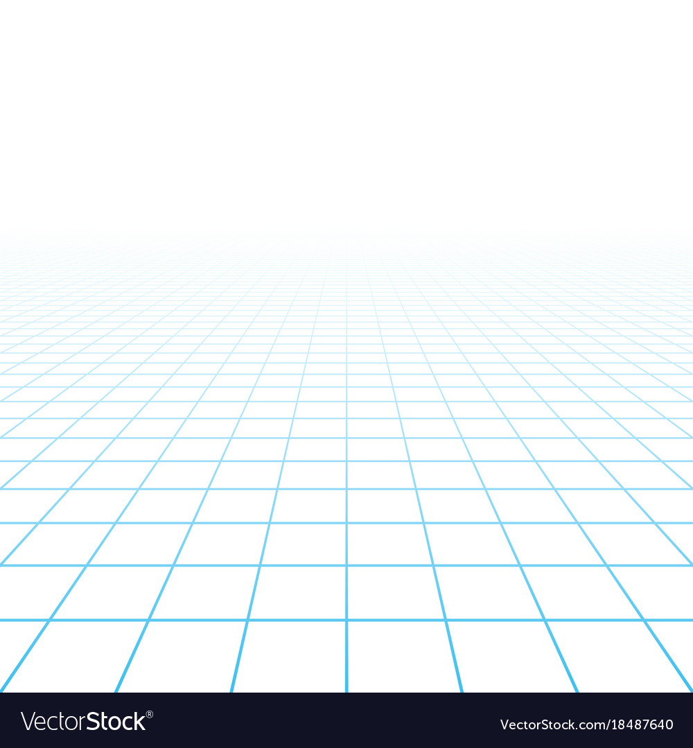 Perspective grid background Royalty Free Vector Image