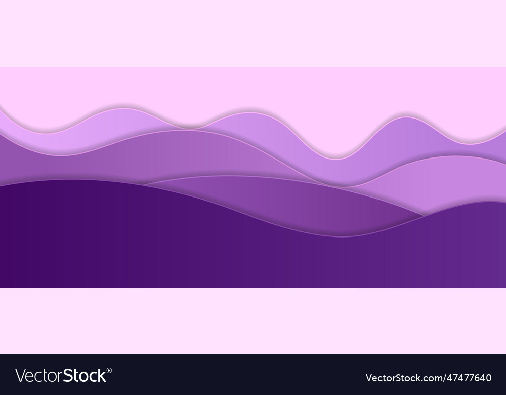 Purple violet waves abstract corporate background Vector Image