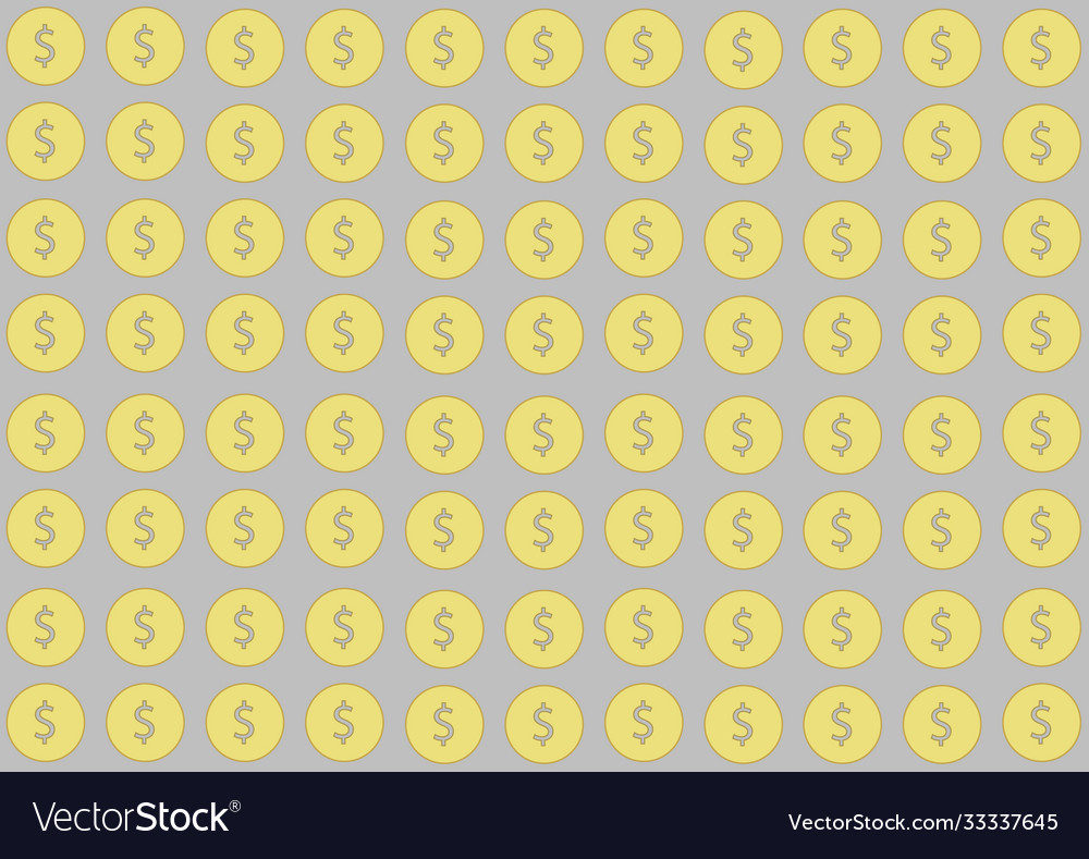 Coin background Royalty Free Vector Image - VectorStock
