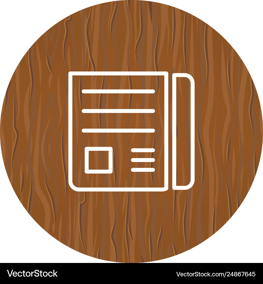 News paper icon design Royalty Free Vector Image