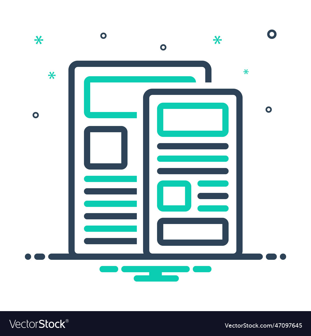 Template Royalty Free Vector Image - VectorStock