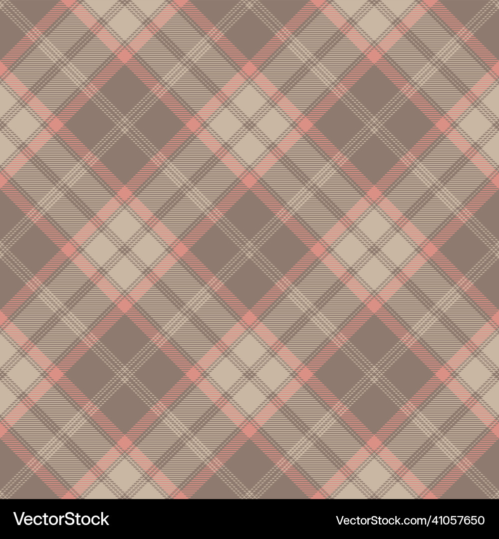 Beige and khaki argyle tartan plaid pattern Vector Image